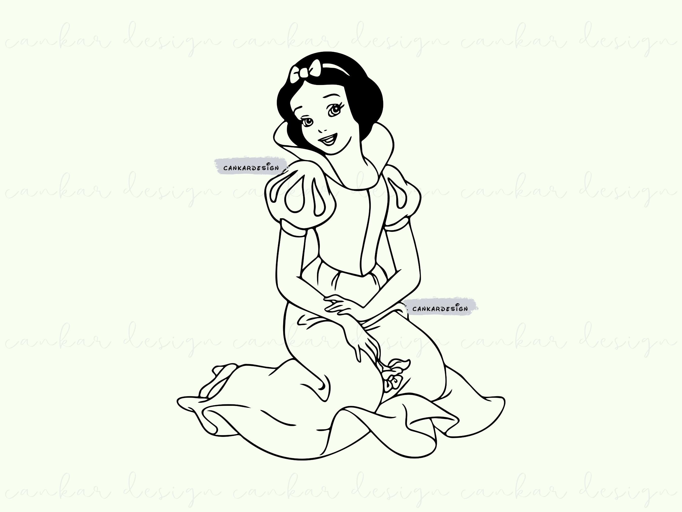 Snow White Svg Bundle, Snow White Princess, Snow White Clipart, Bundle ...