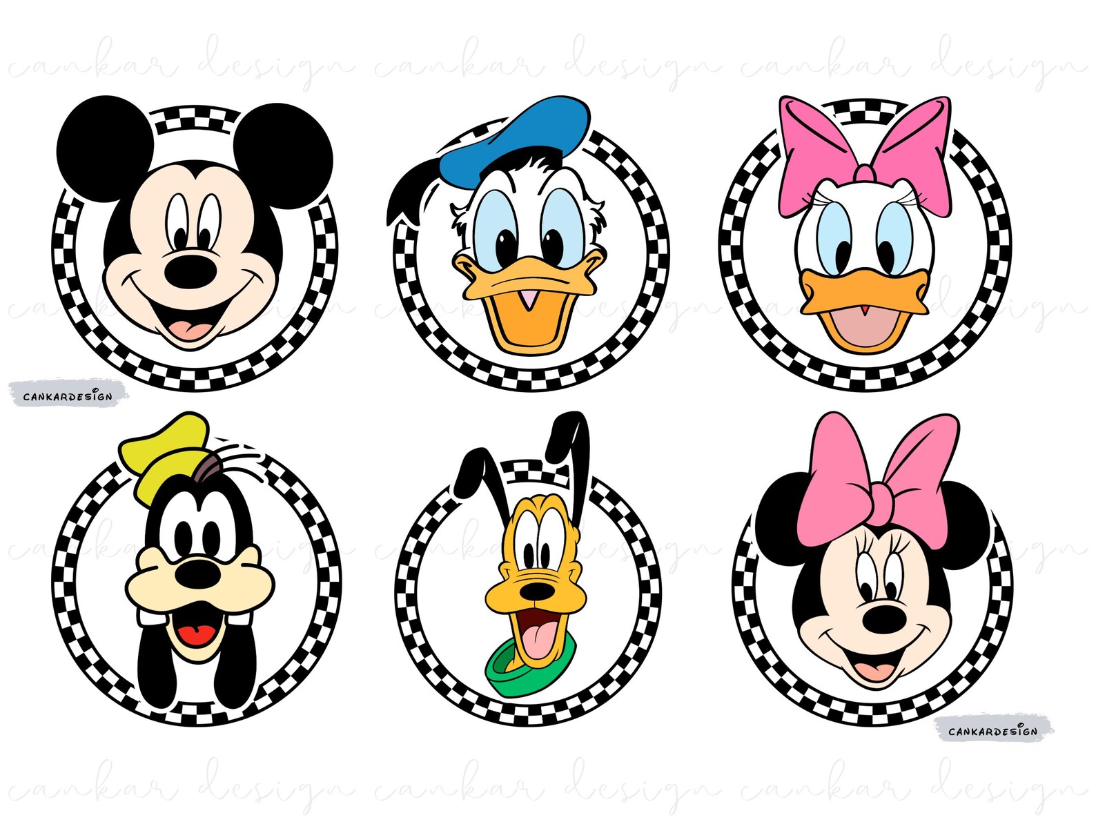 Mouse Vector Svg Bundle, Mouse Head and Friends Svg, Mouse and Friends ...