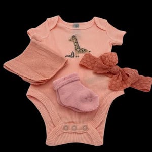 Gorgeous Baby Shower Gift Bundle, Baby Girl Gift Set, Baby Girl Outfit ...