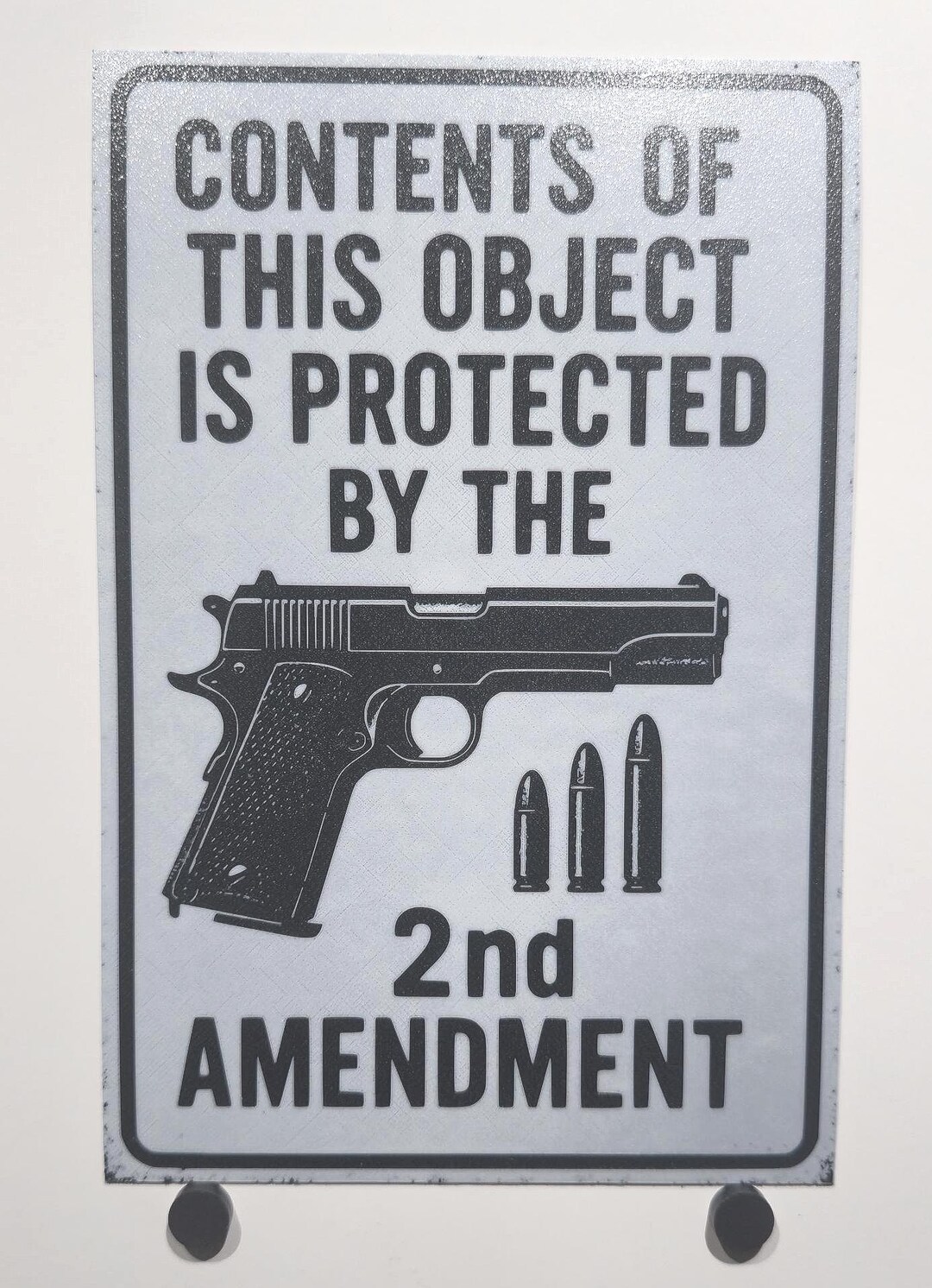 2nd Amendment Magnet a Bold Gun Rights Statement! - Etsy