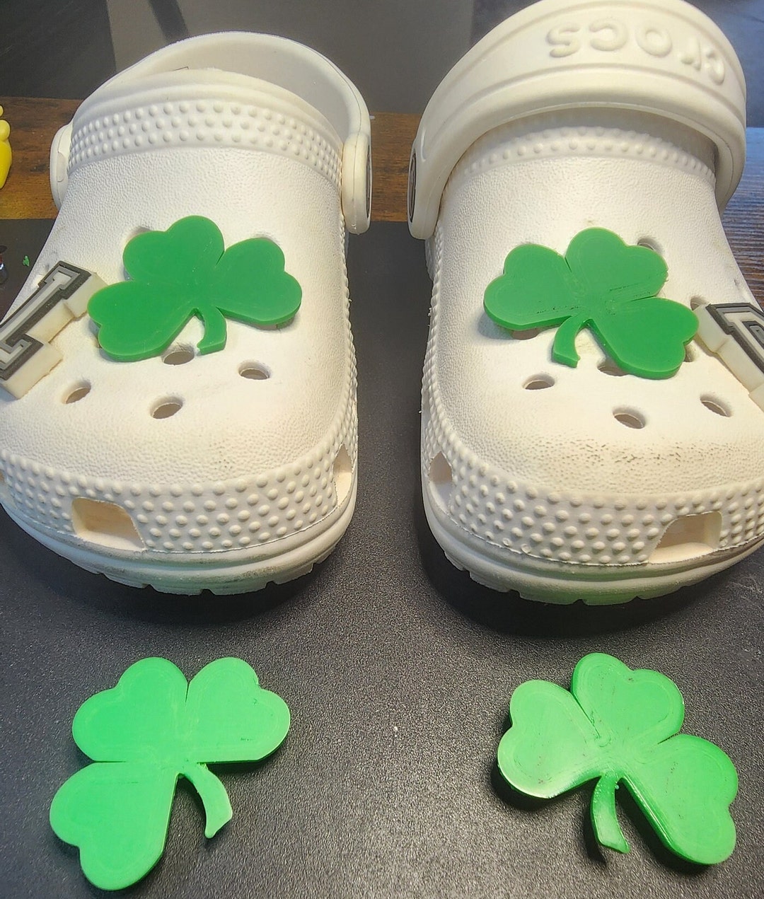 Croc Shamrock Inserts Jibbitz Pair - Etsy