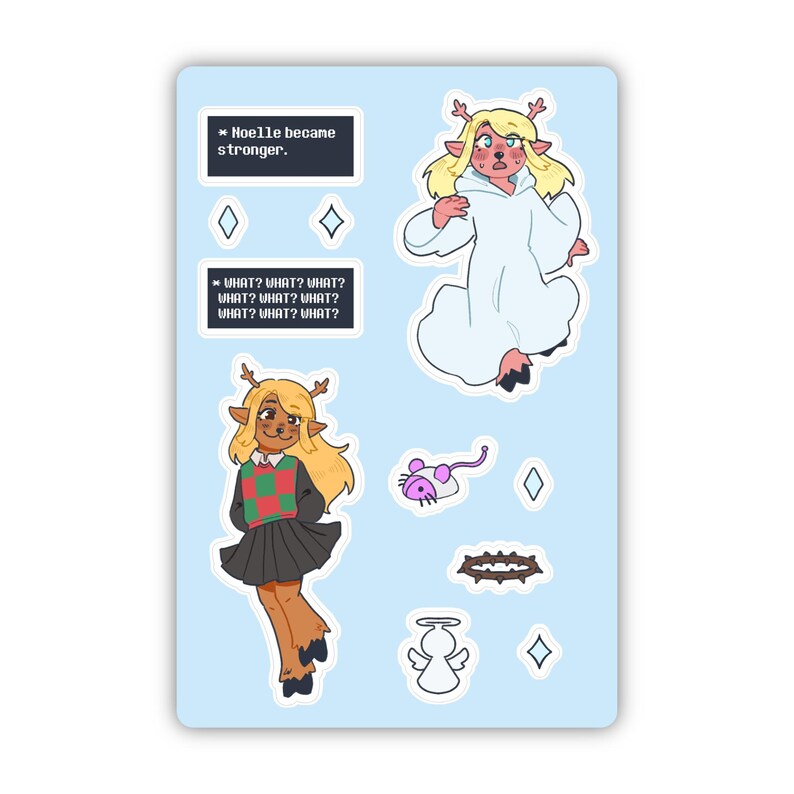 Kris and Noelle Sticker Sheets - Etsy