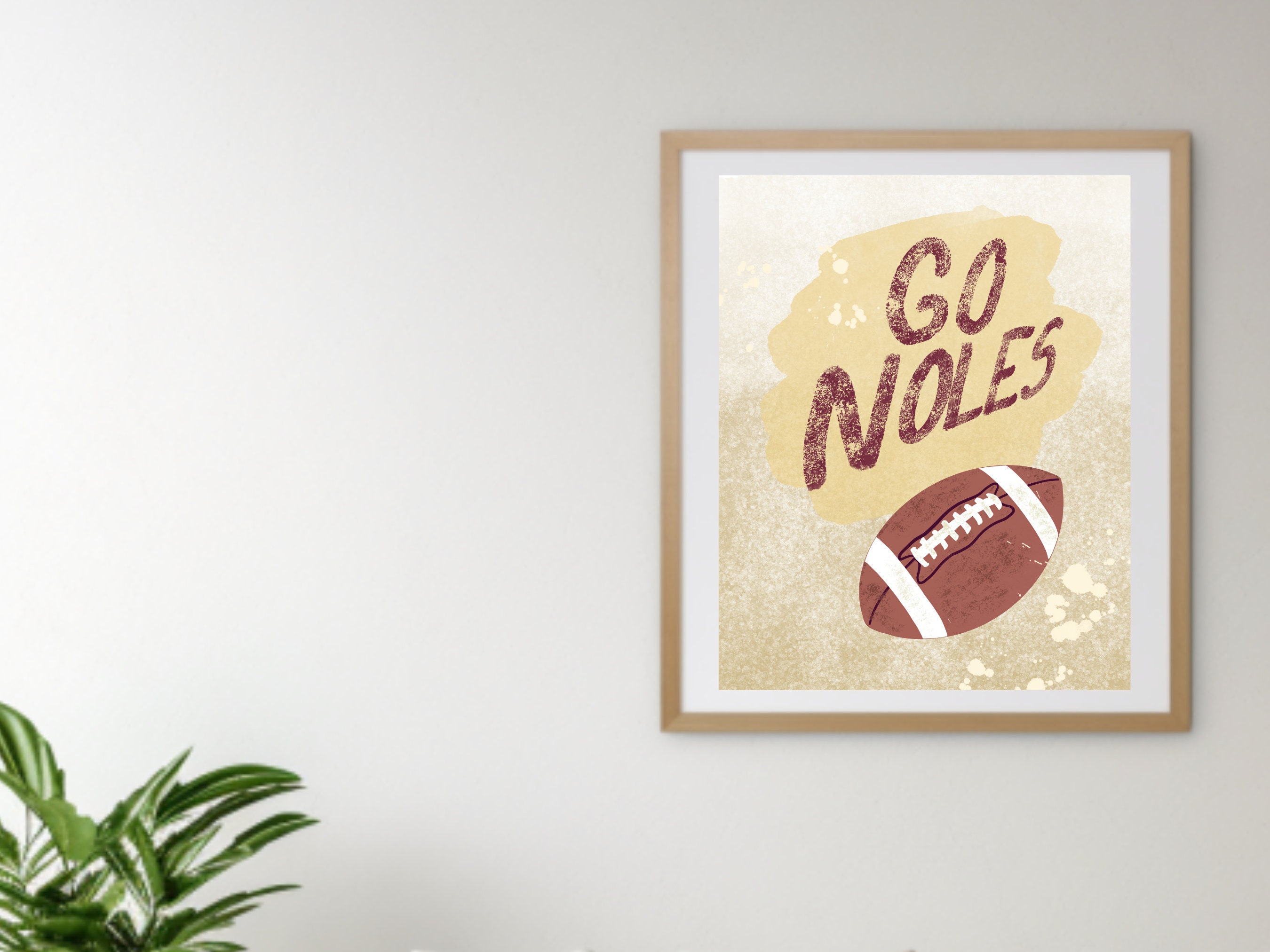 Florida State Wall Art, FSU Printable, Dorm Decor, College FSU Alumni ...