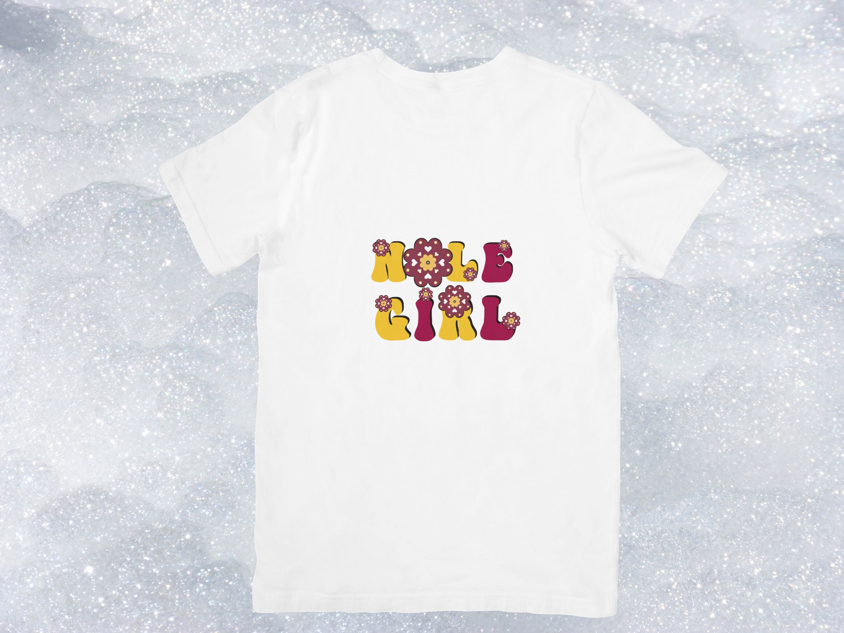 FSU PNG, Nole Girl, Retro, Floral Sticker, Seminoles Girl, Noles, FSU ...