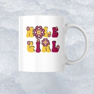 FSU PNG, Nole Girl, Retro, Floral Sticker, Seminoles Girl, Noles, FSU ...