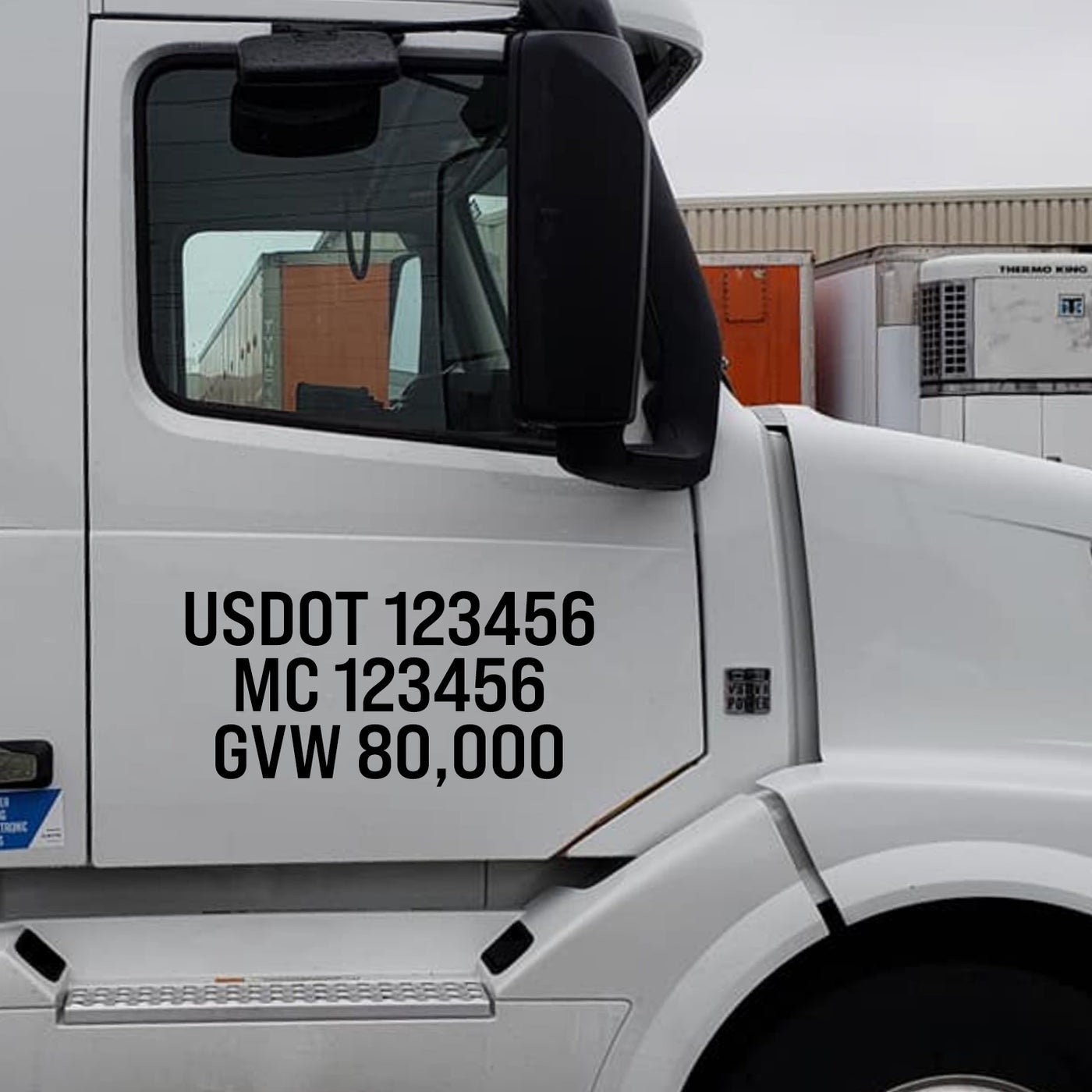 Custom US DOT Decal, Trucking Company Vinyl Sticker - Etsy