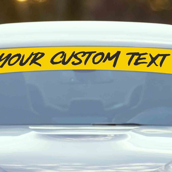 Windshield Banner - Etsy