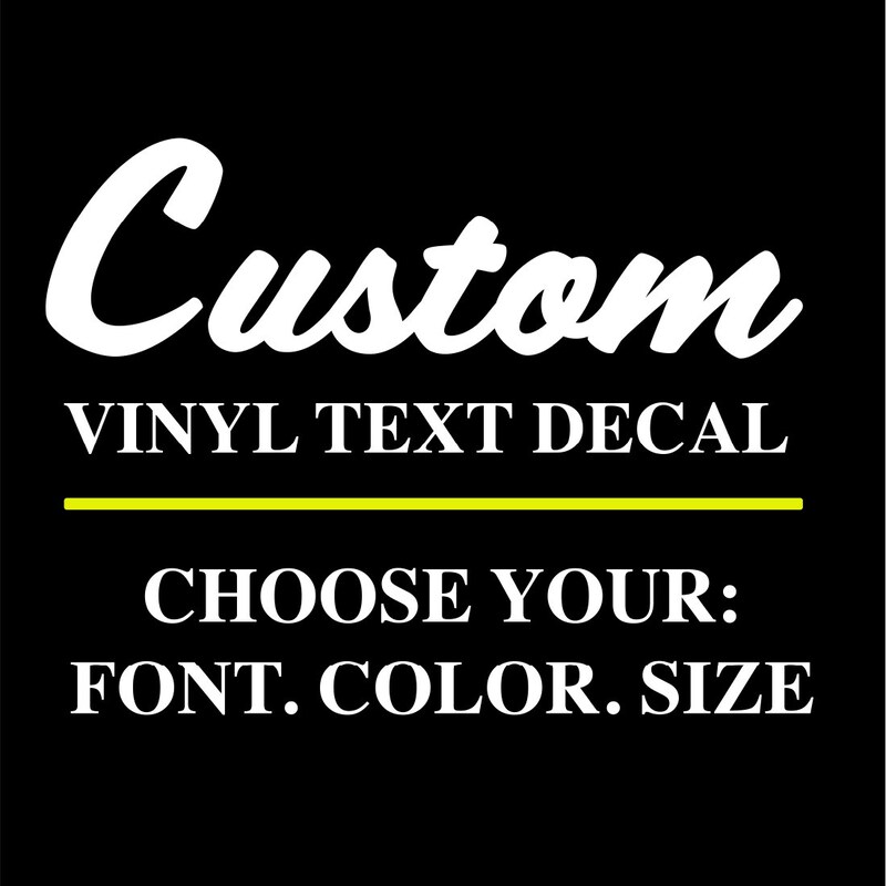 Car Vinyl Stickers - Etsy