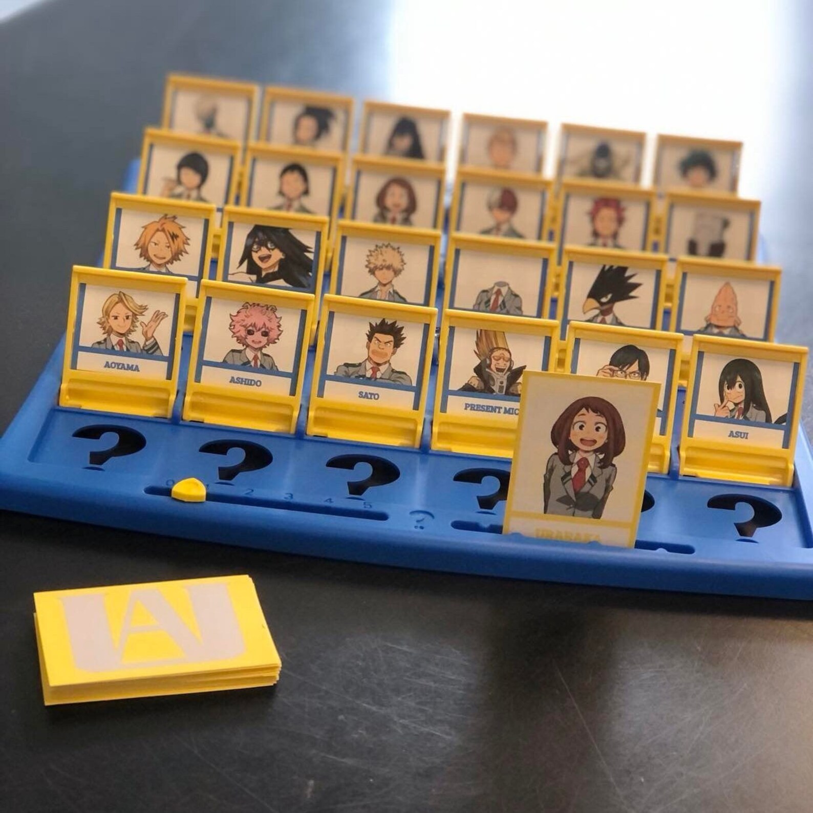 Guess Who Inserts *digital File* My Hero Anime Edition - Etsy