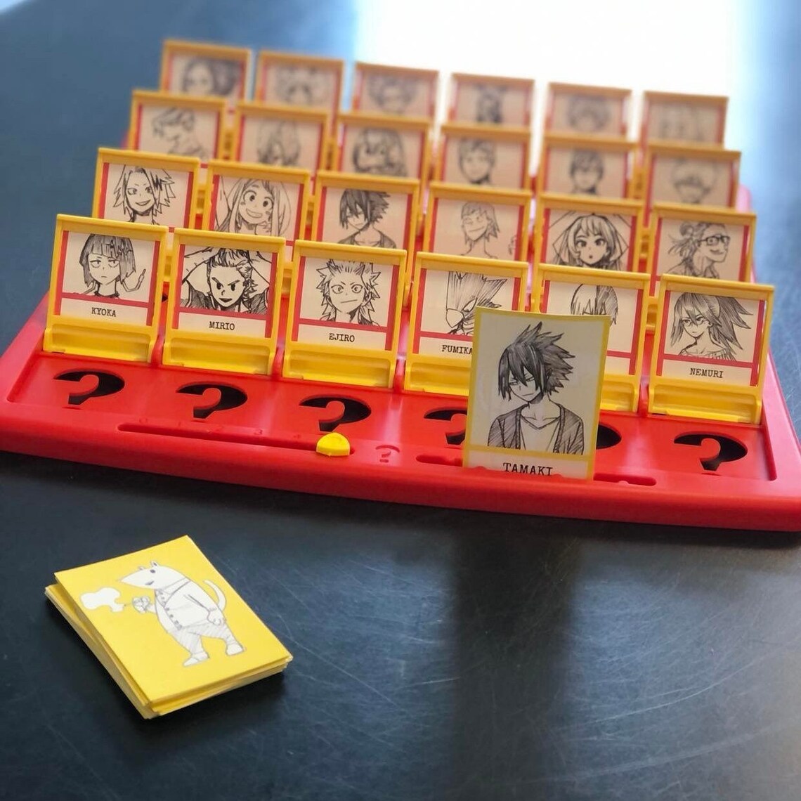 Guess Who Inserts *digital File*, My Hero Manga INSPIRED Edition - Etsy