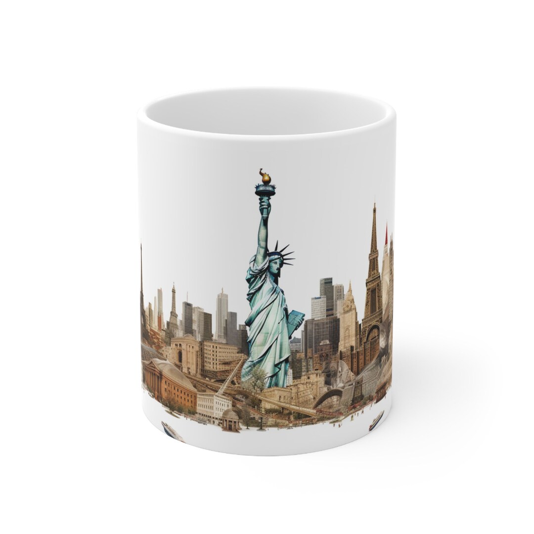 Iconic Landmarks: Inspiring Mug for Travelers From Wanderlust Journeys ...