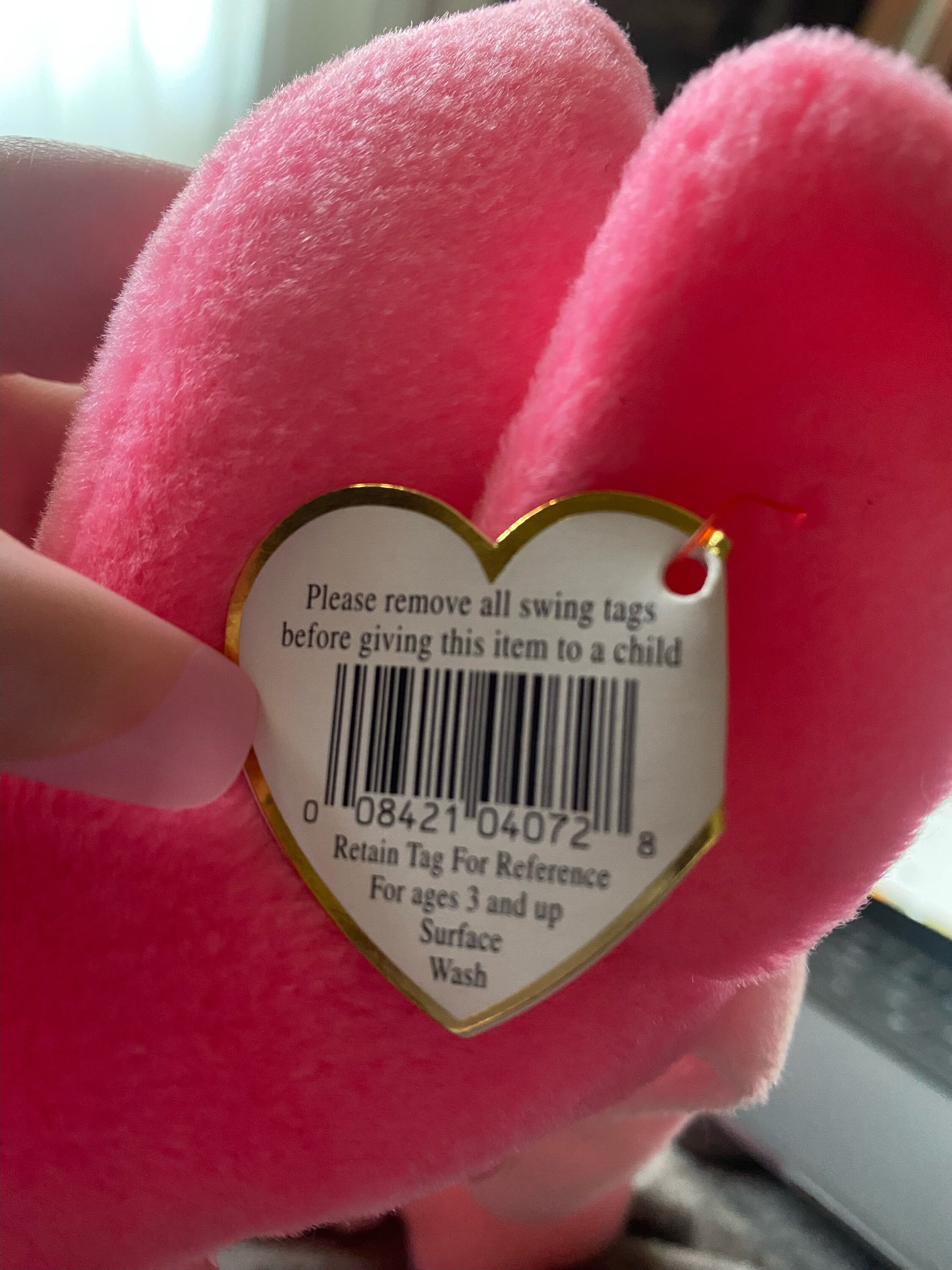 Ty Beanie Baby Pinkyrare Tag Errors - Etsy