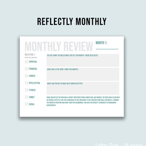 3 Month Goal Setting Print Out With Habit Tracker - Etsy