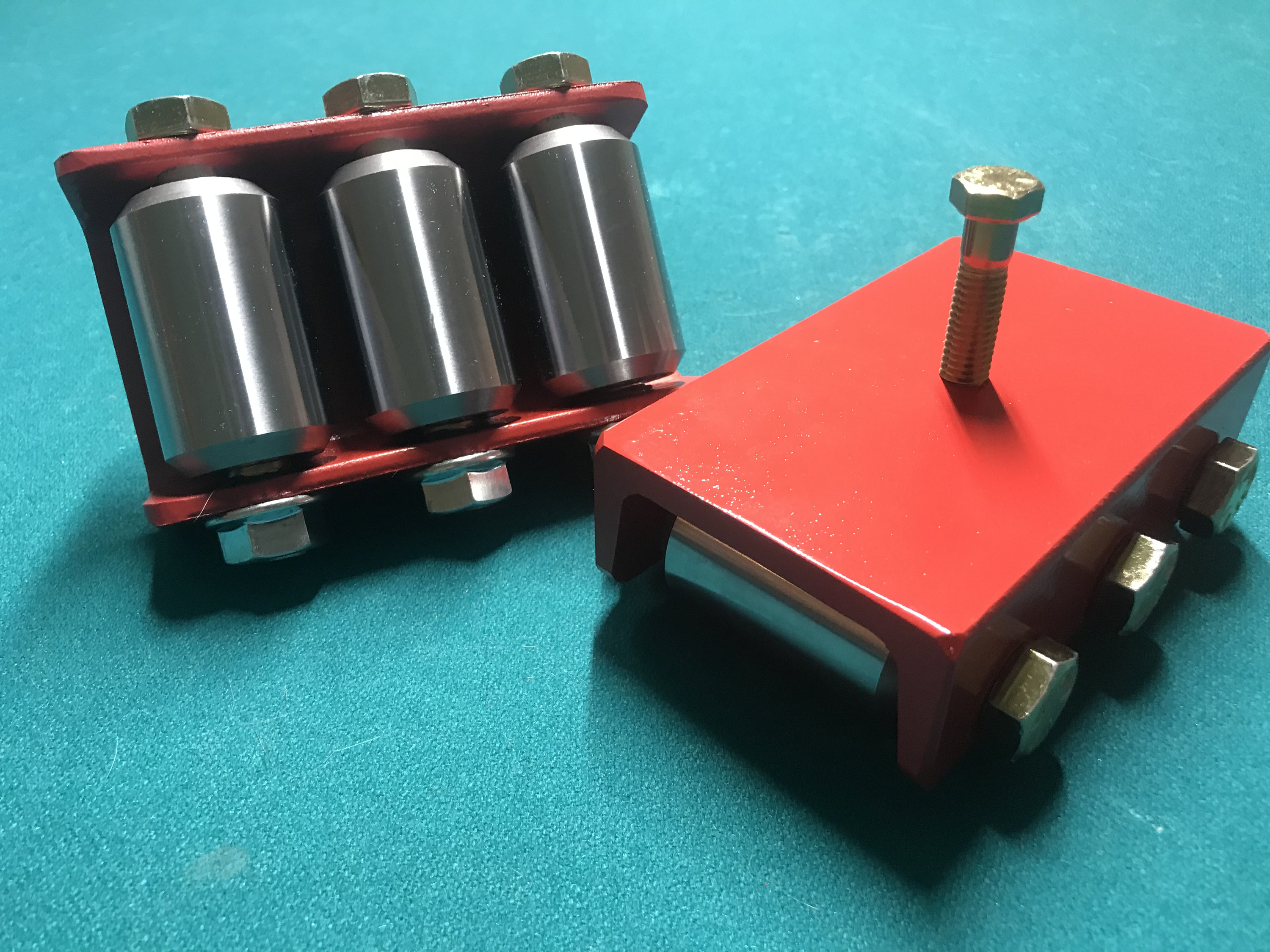 Heavy Duty Machine Movers: 10,000lb Capacity, Solid Steel Rollers (2 ...