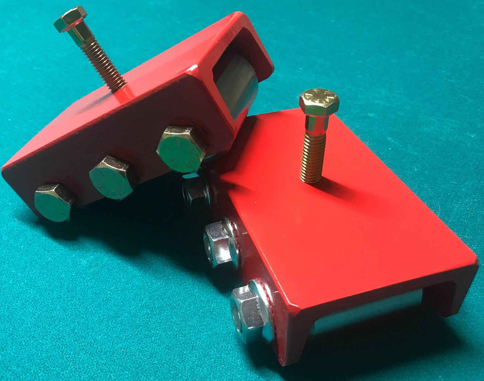 4 Machine Skates / Machine Moving Dollies. Solid Steel Rollers With 5 ...