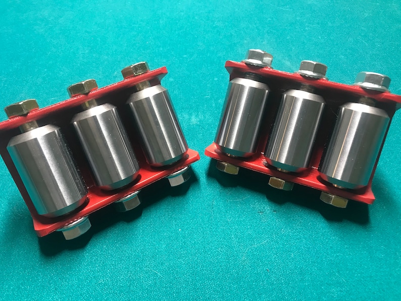 Heavy Duty Machine Movers: 10,000lb Capacity, Solid Steel Rollers (2 ...