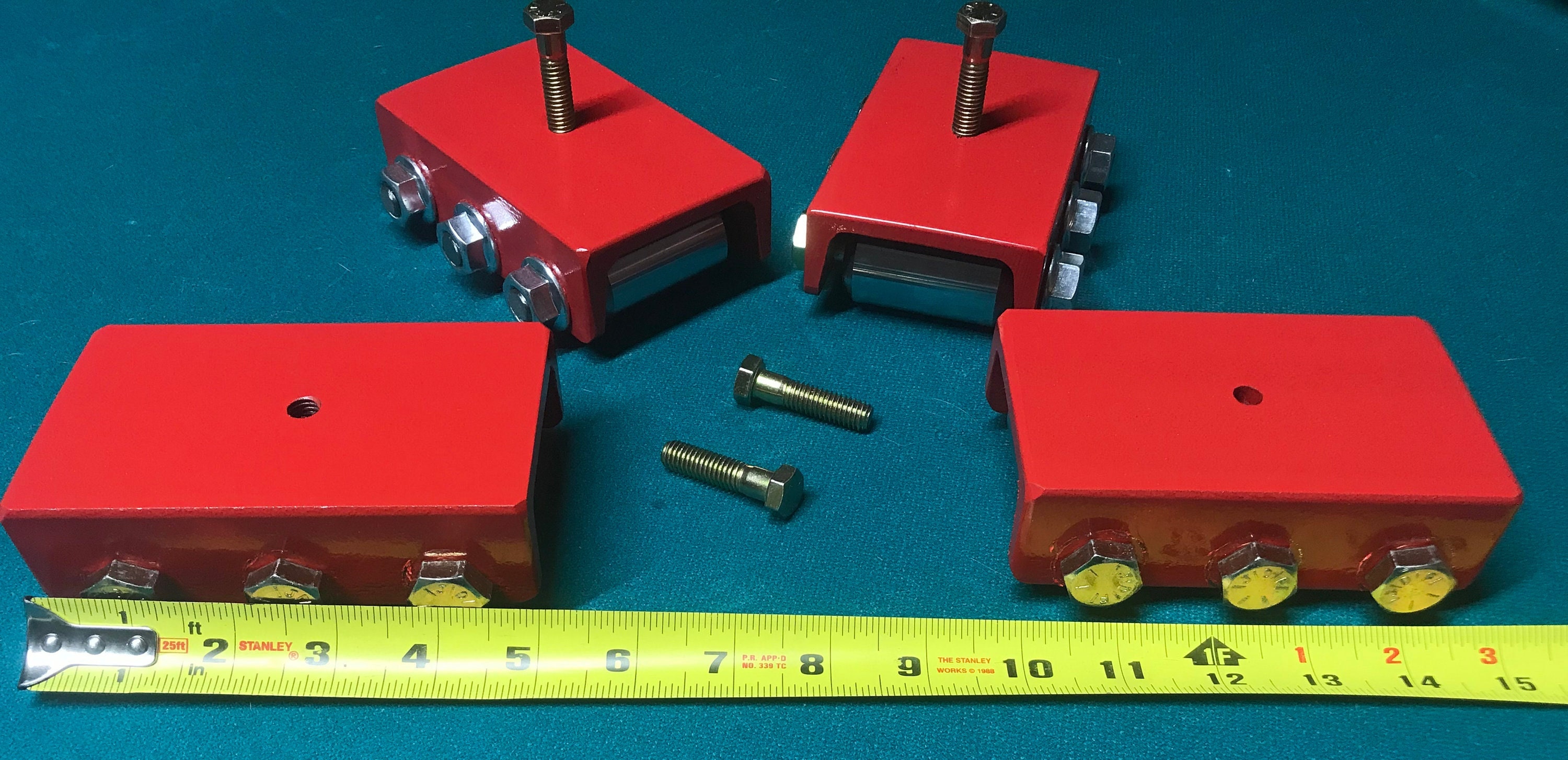 4 Heavy Duty 15 Ton Machine Moving Dollies, Bridgeport Movers, With ...