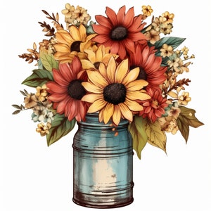 5 Pack High Quality Rustic Flowers Png, Rustic Flowers, Flowers - Etsy