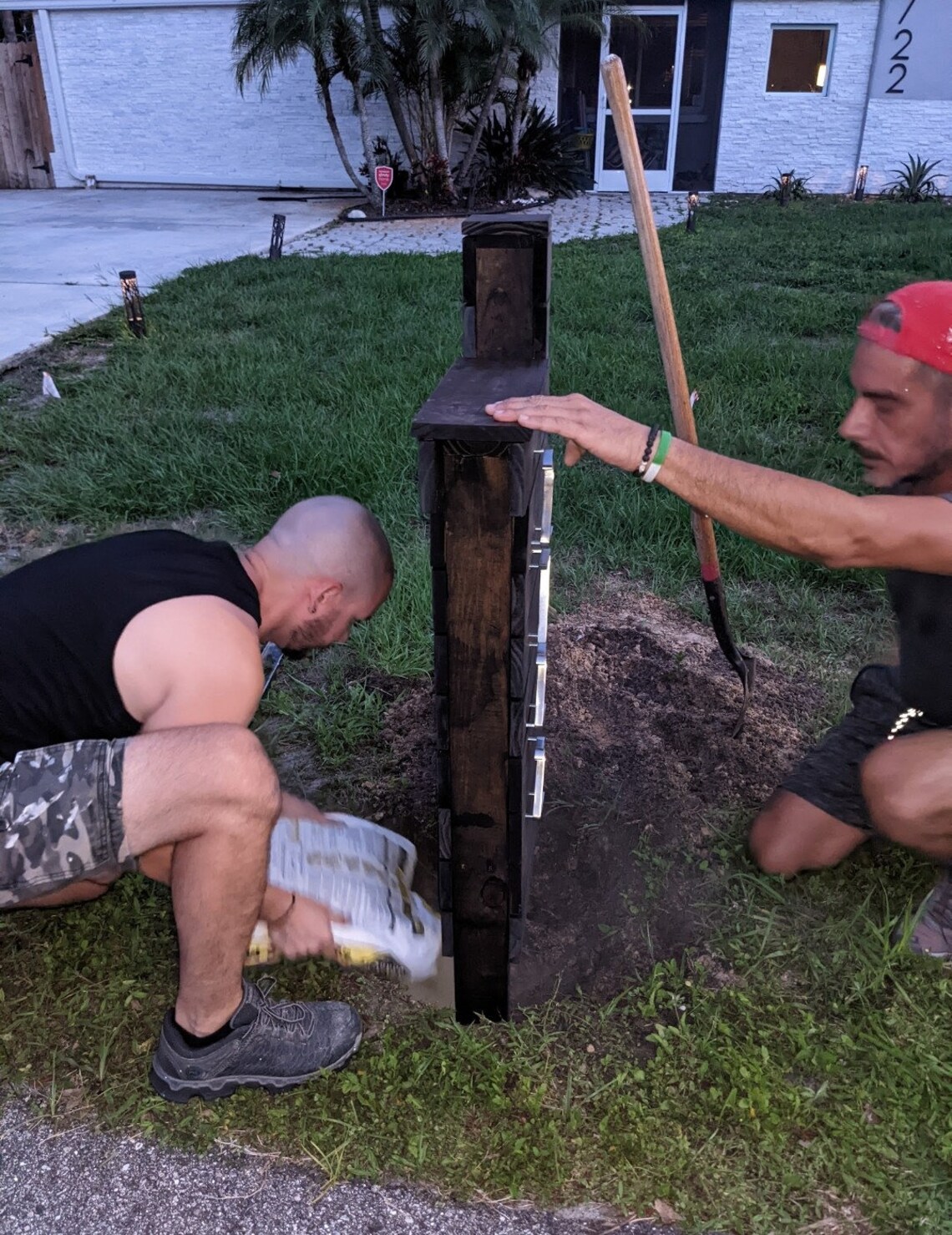 Nulux Mailbox, Handcrafted Mid Century Modern Mailbox Post, Pressure ...