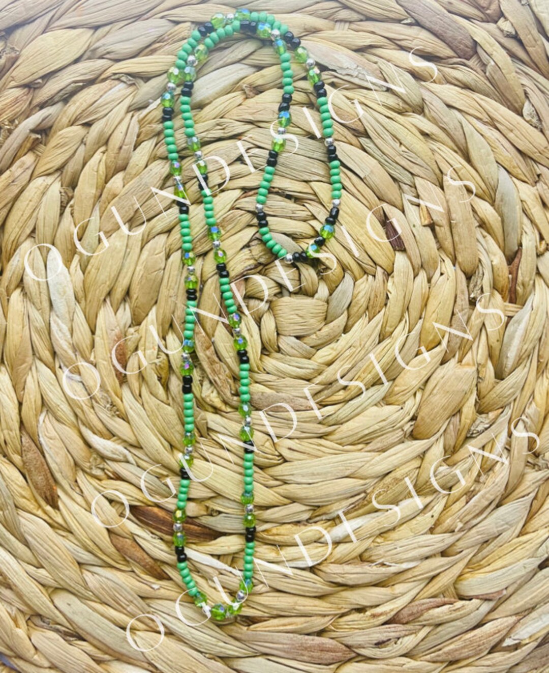 Ogun Eleke Protection Necklace, Ogun Collar, Ogun Santeria Eleke - Etsy