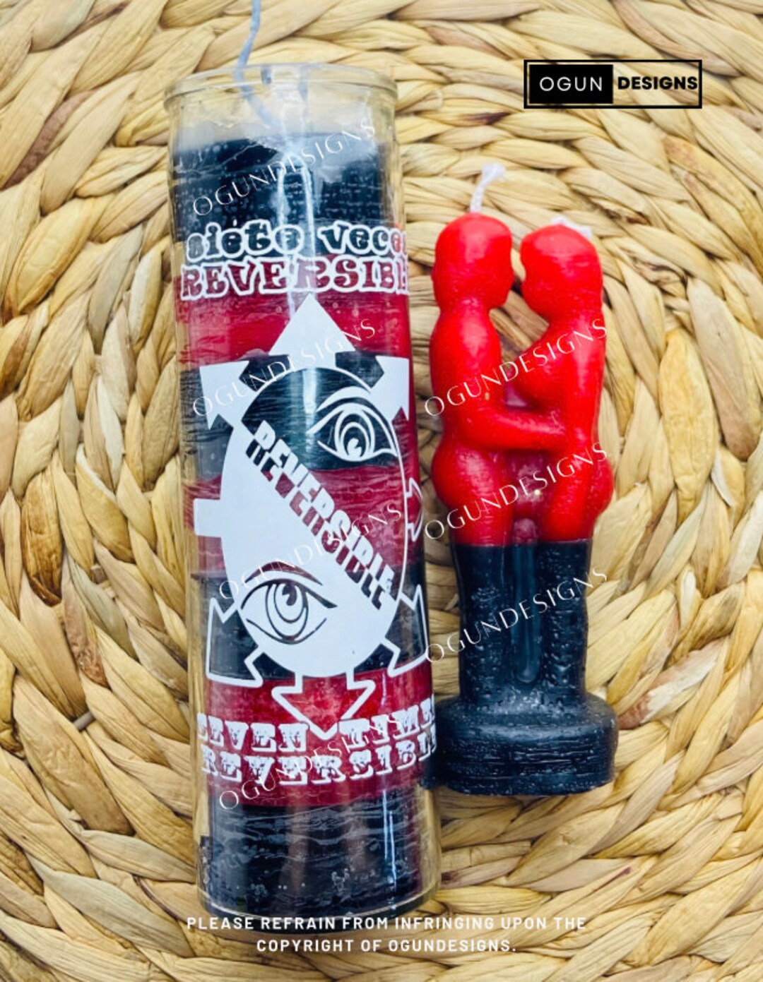 Seven Times Reversible Candle Spell, Reversible Candles, Reverse Any ...