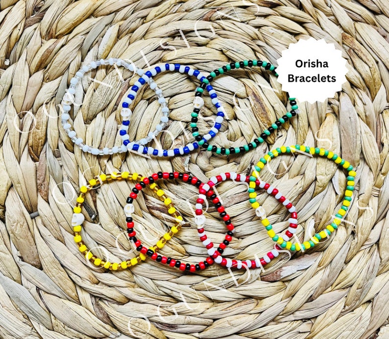 Orisha Santeria Yoruba Protection Bracelets, Chango, Elegua, Oshun ...