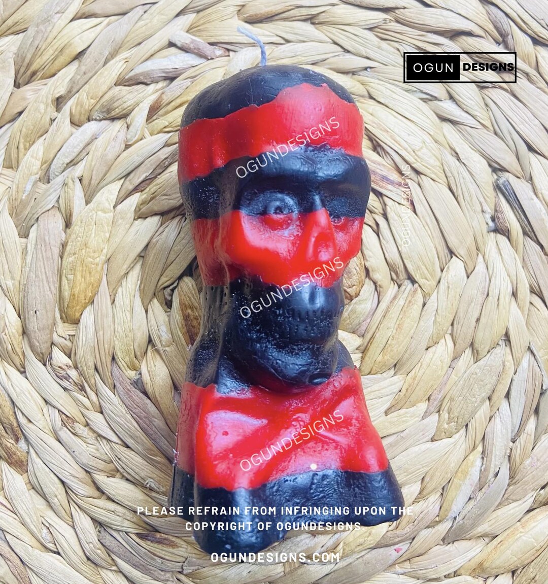 Seven Times Reversible Skull,cleansing Candle,clean Witchcraft,siete ...