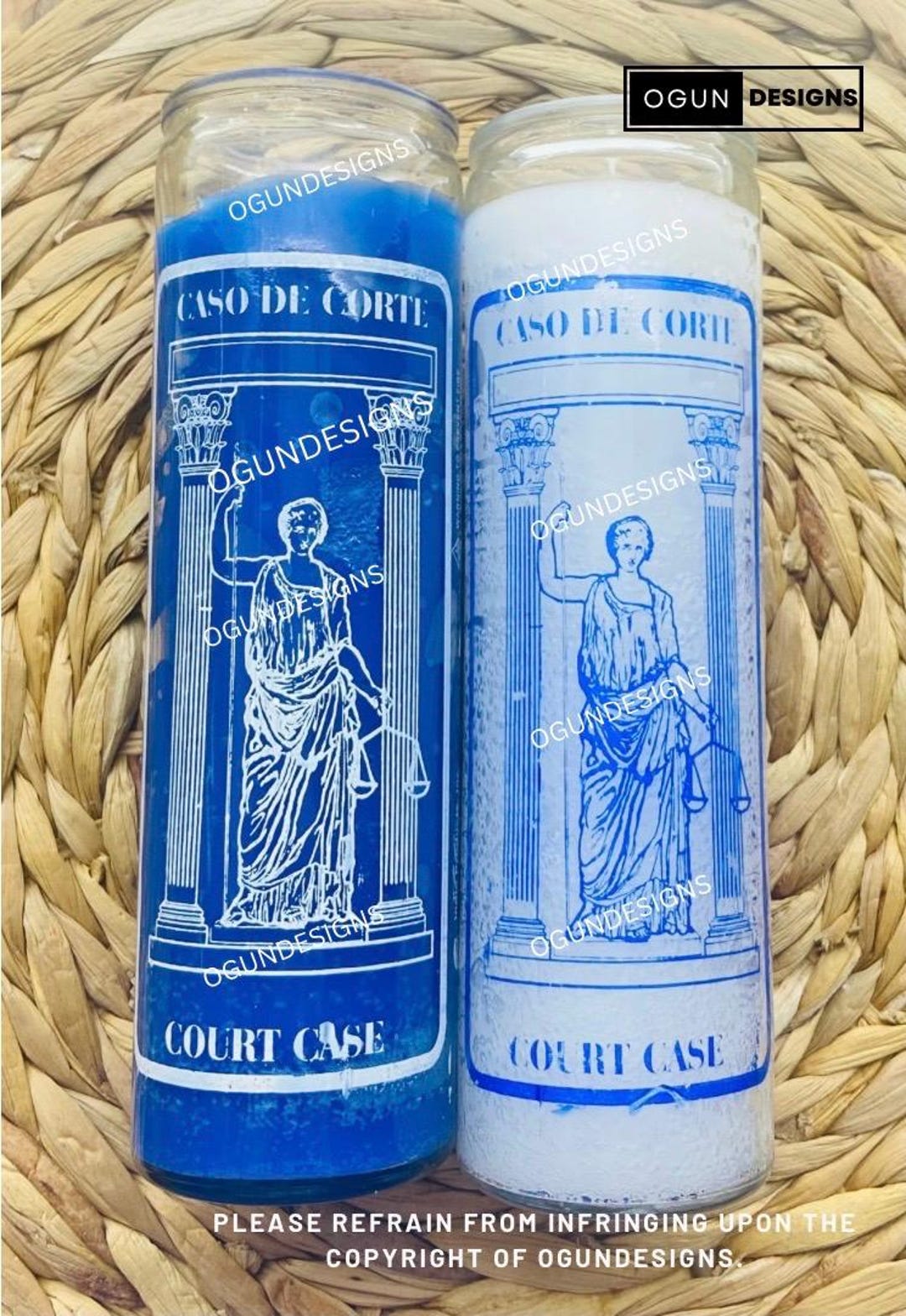 Court Case Candles\velas Casos De Corte - Etsy