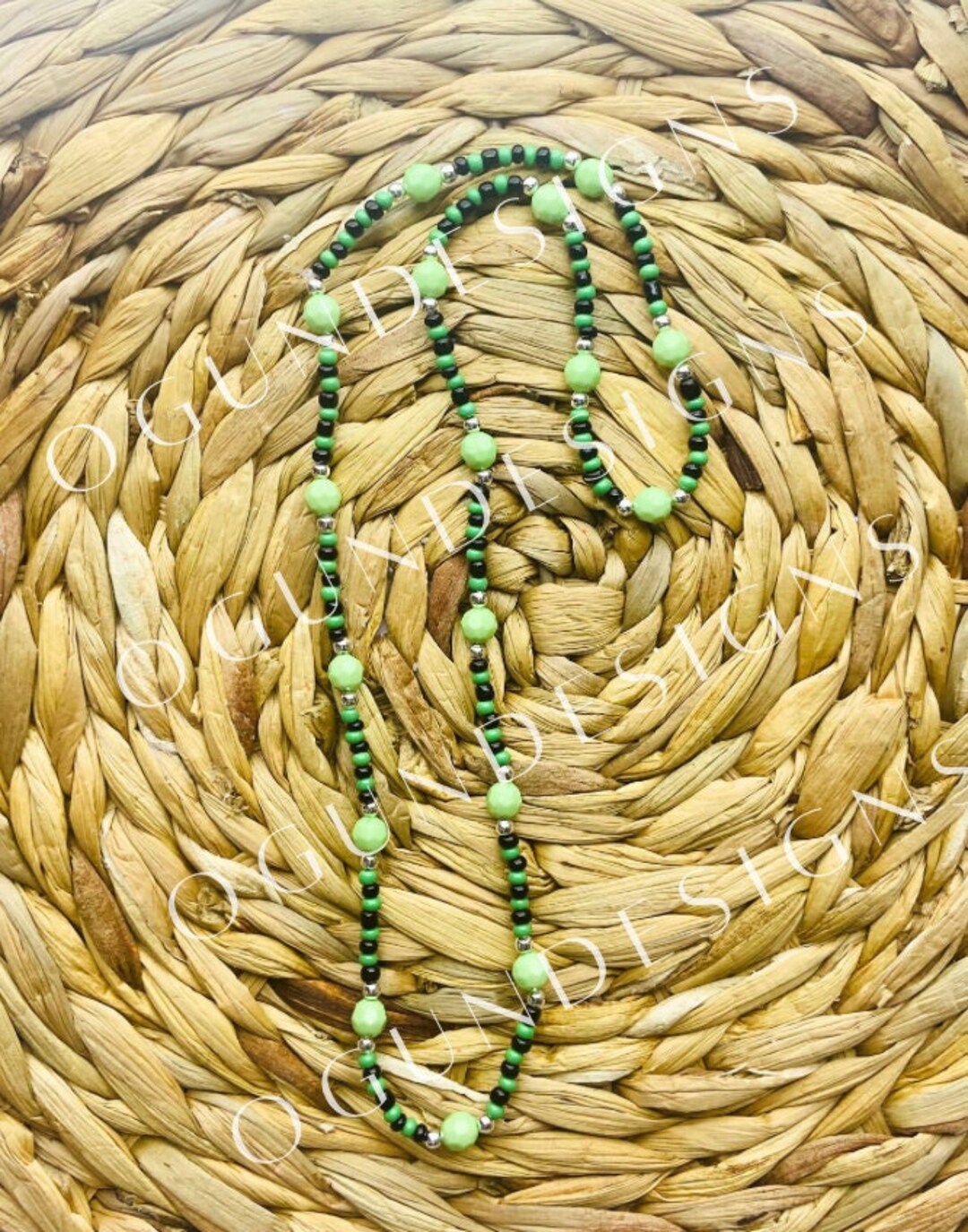 Ogun Eleke Protection Necklace, Ogun Collar, Ogun Santeria Eleke - Etsy