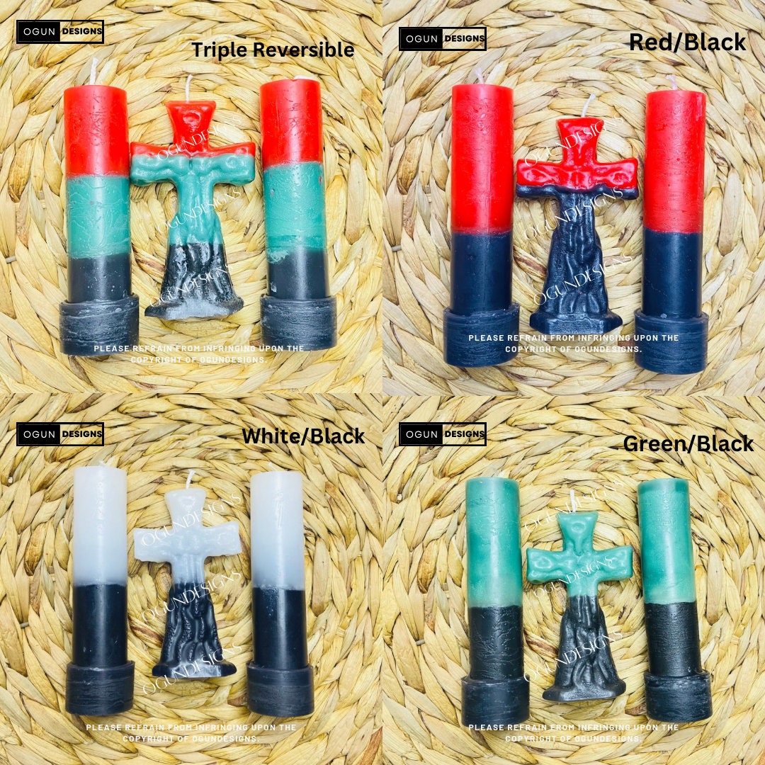 Reversible Candles Set, Reverse Any Black Witchcraft,cleansing, Open ...