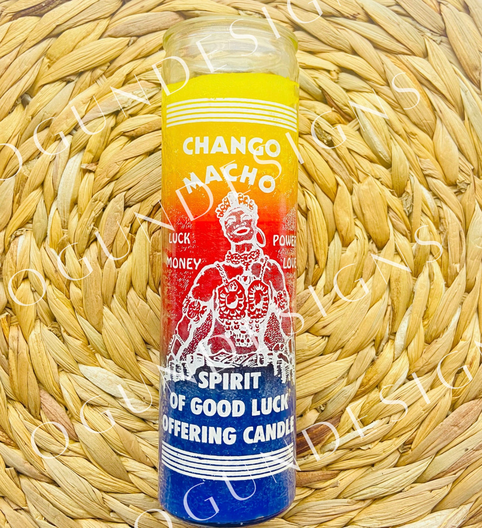 Chango Macho Orisha Candlesvelas Chango Macho - Etsy UK