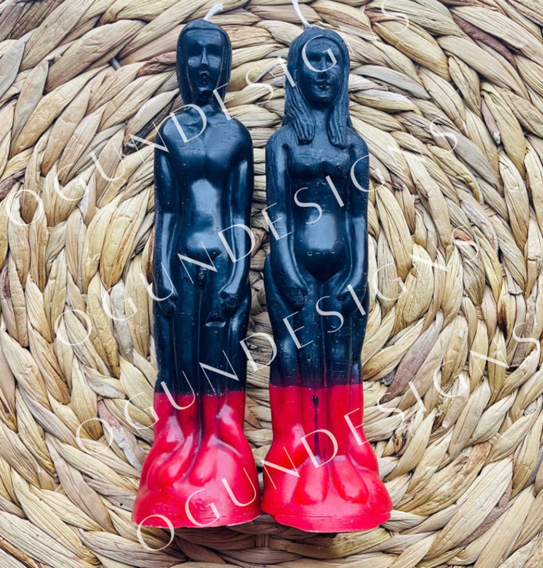 Double Action Reversible Figure Candles, Image Candle,spell Figures ...