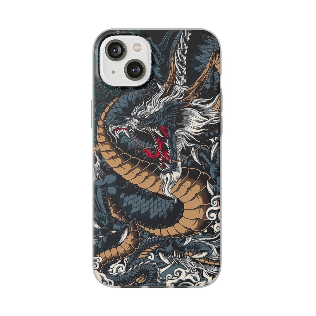 Japanese Dragon Mythical Beast iPhone & Samsung Case, iPhone 7 8 11 12 ...