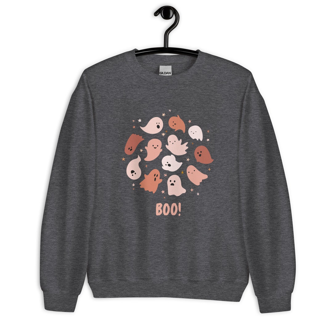 Ghost Sweatshirt, Retro Ghost Shirt, Boo Sweatshirt, Pastel Ghost Shirt ...