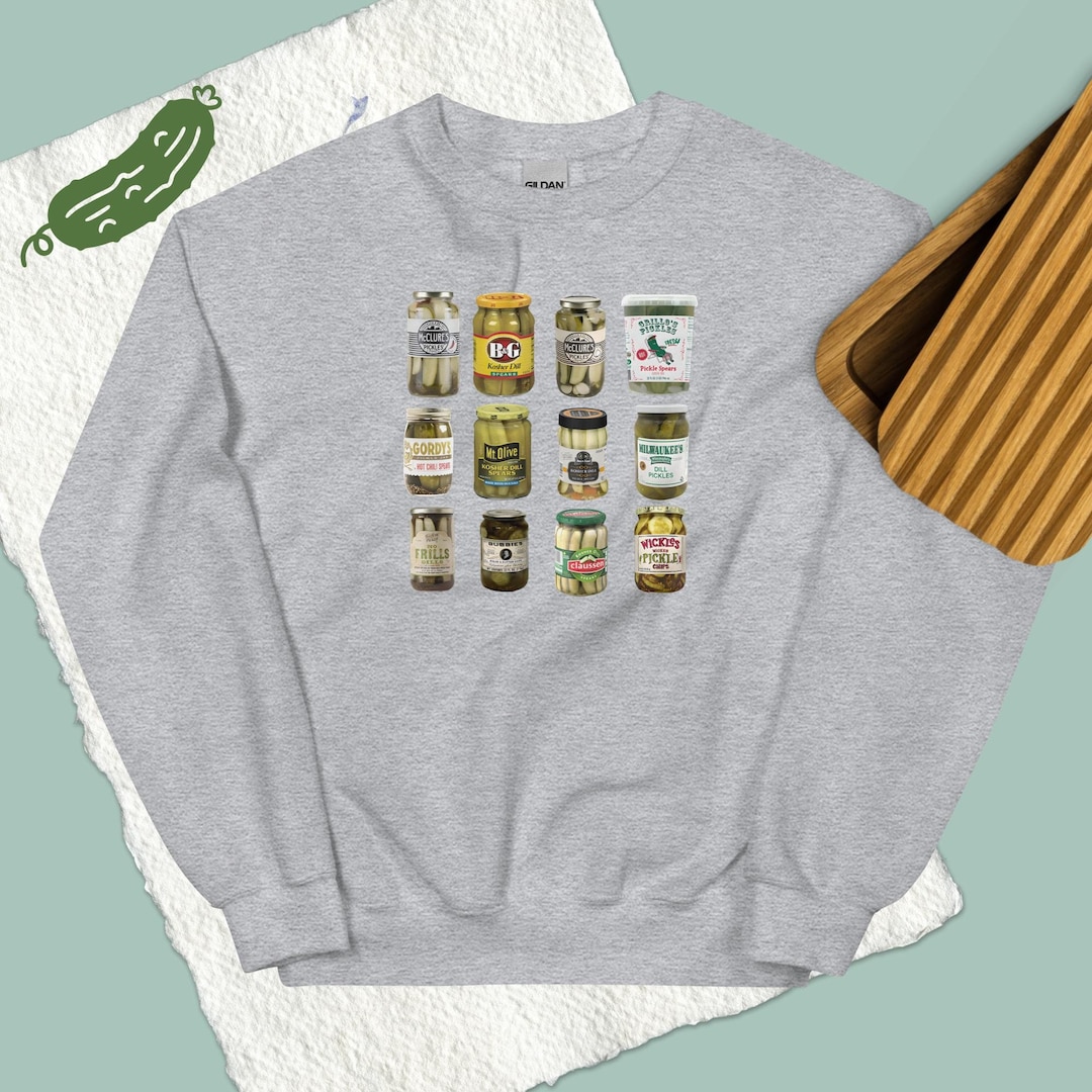 Pickle Sweatshirt, Vintage Pickle Shirt, Pickle Jar Shirt, Gardeners ...