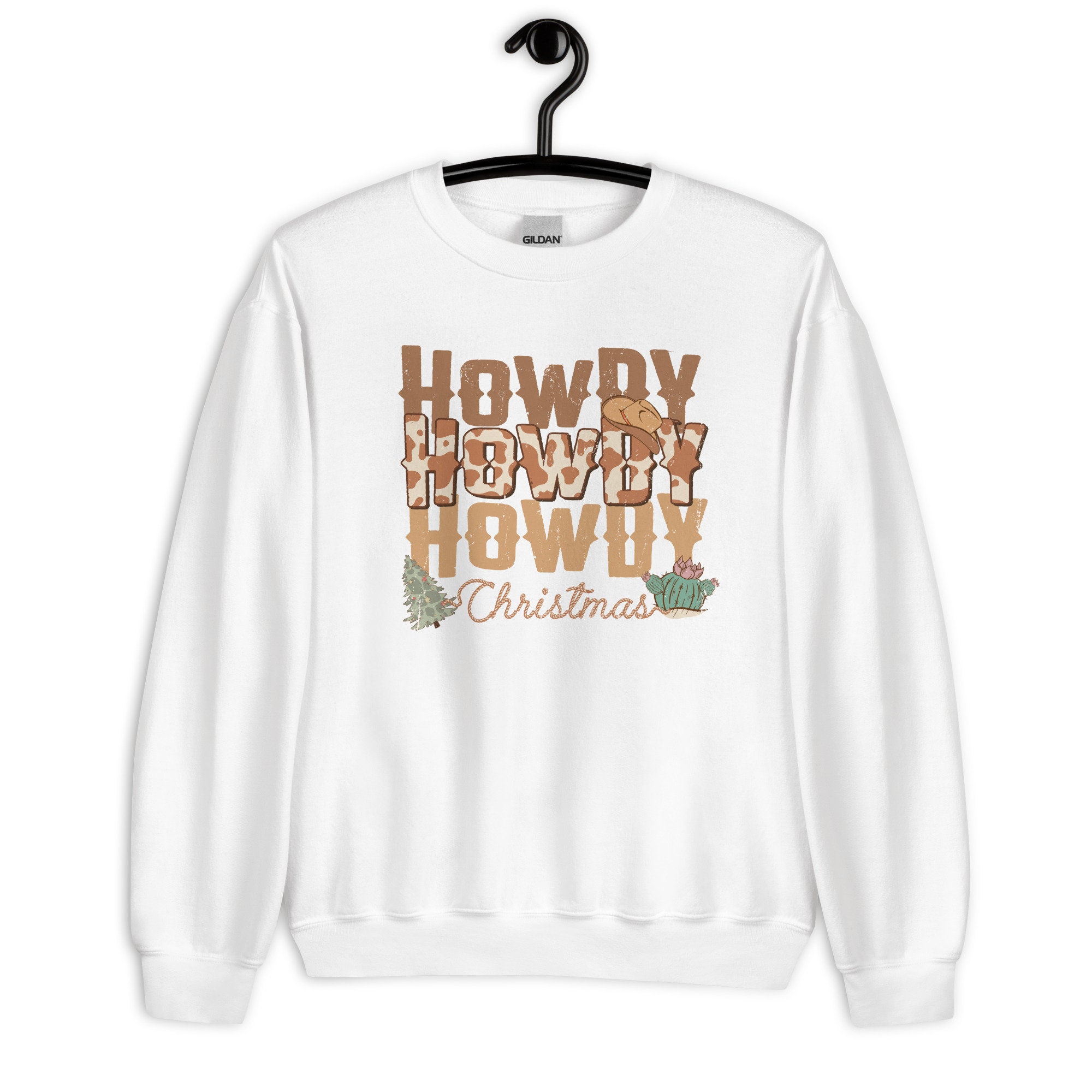 Christmas Sweatshirt, Western Christmas Shirt, Cowboy Christmas Shirt ...