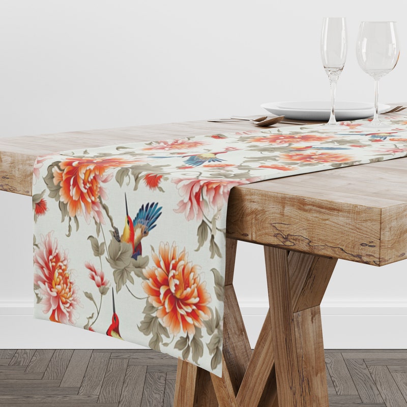 Orange Table Runner - Etsy