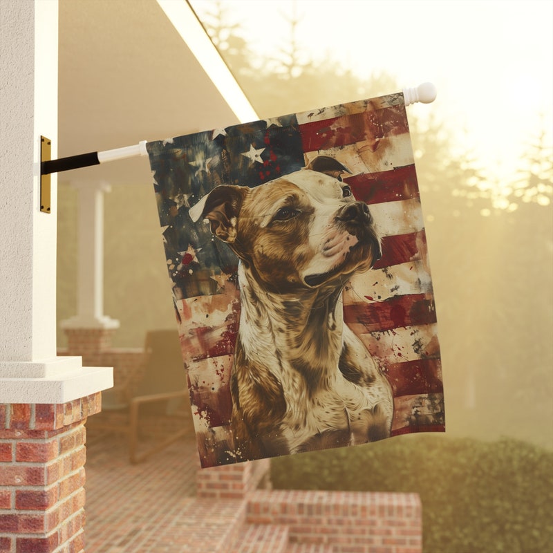 Pit Bull Garden Flag - Etsy