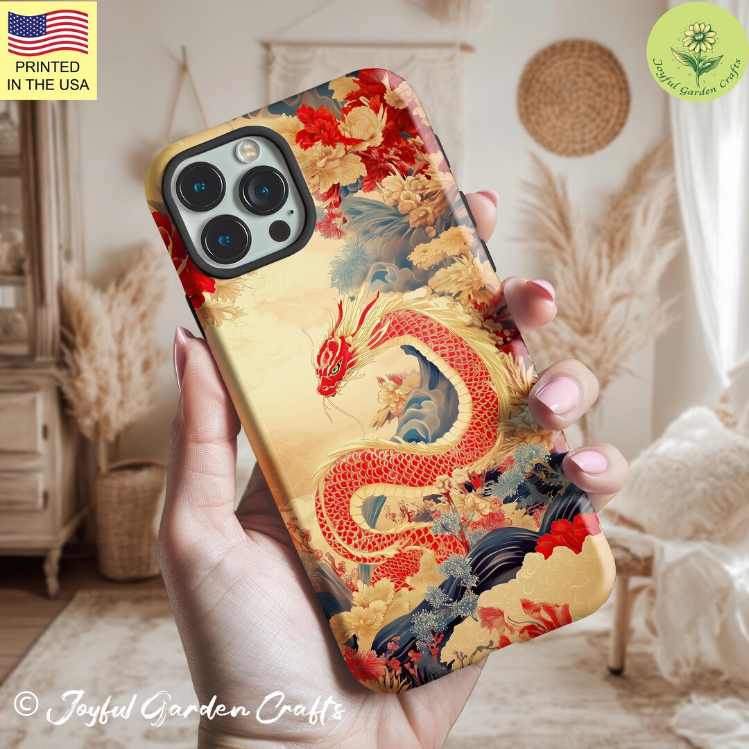 Year of the Snake Phone Case Chinese Zodiac Art, iPhone & Galaxy - Etsy