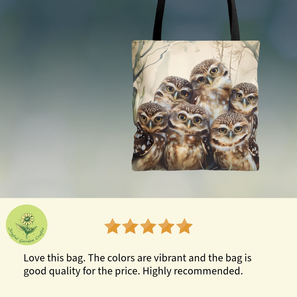 Cute Owl Tote Bag for Owl Lover Tote Bag Gift Summer Bag Owl Original ...