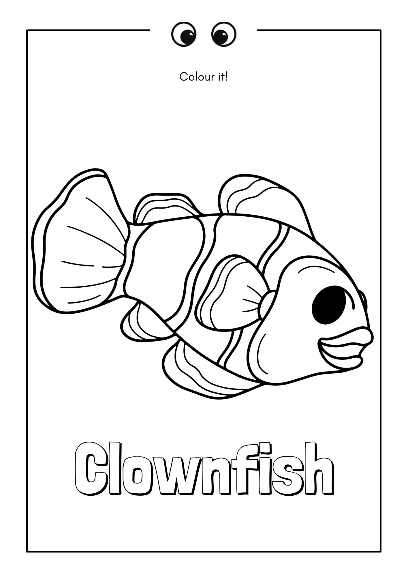 Ocean Animals Coloring Book - Etsy