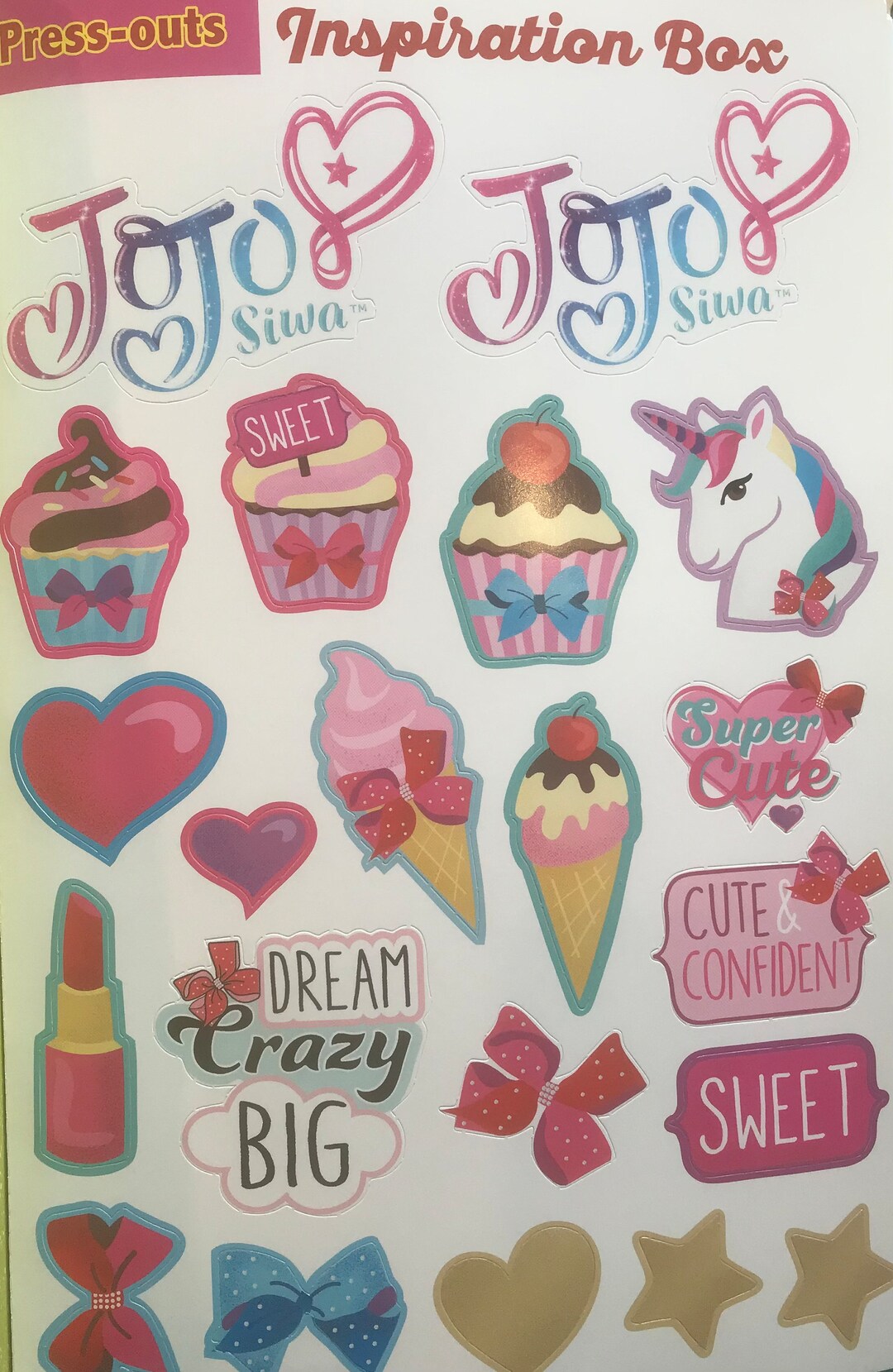 Jojo Siwa Cut Outs DIY Create Your Own Bedroom Door Sign - Etsy UK