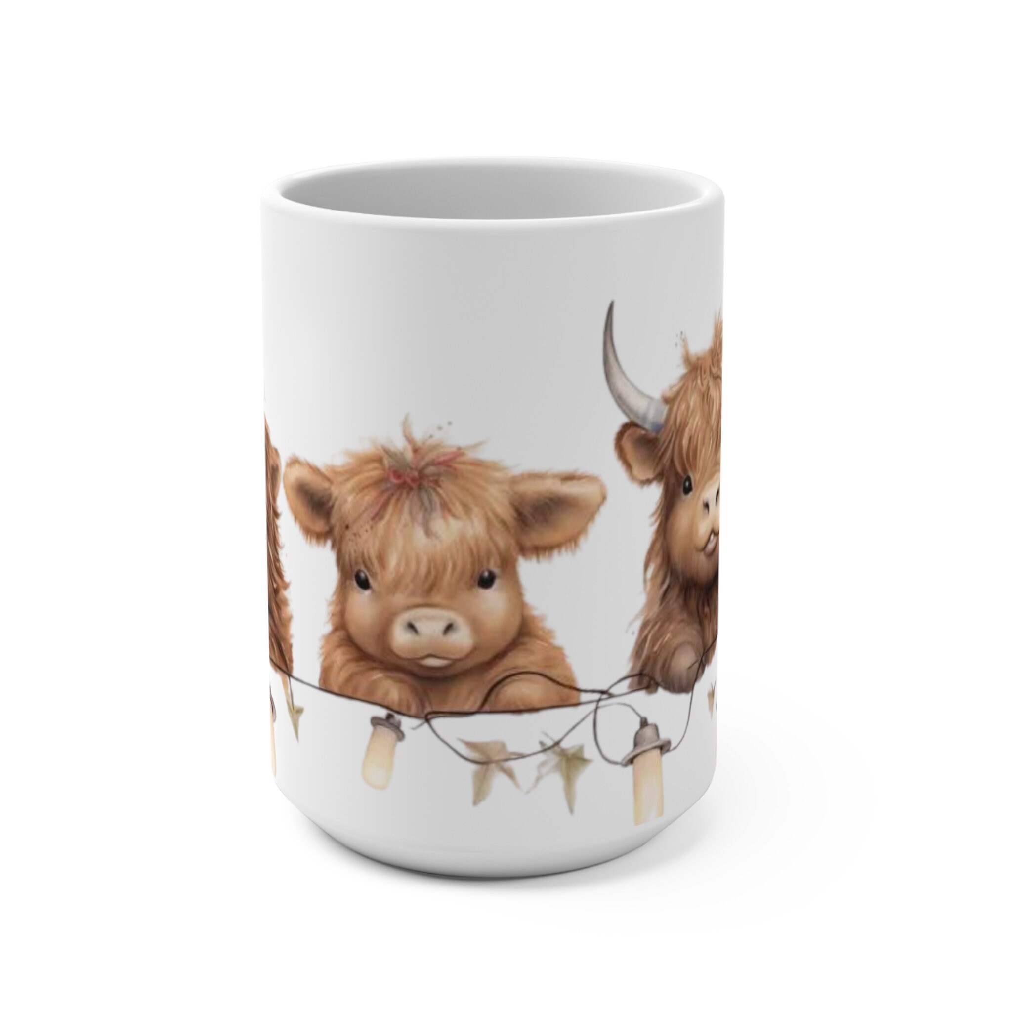 Highland Cow Mug, Cute Cow Lovers Gift for Christmas, Scottish Highland ...