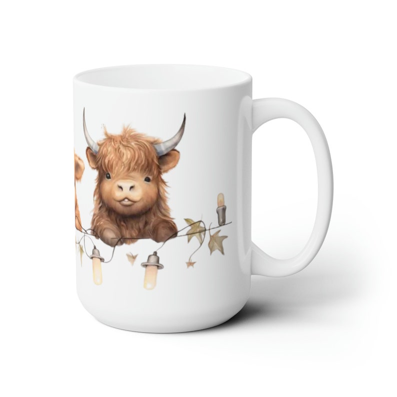 Highland Cow Mug, Cute Cow Lovers Gift for Christmas, Scottish Highland ...