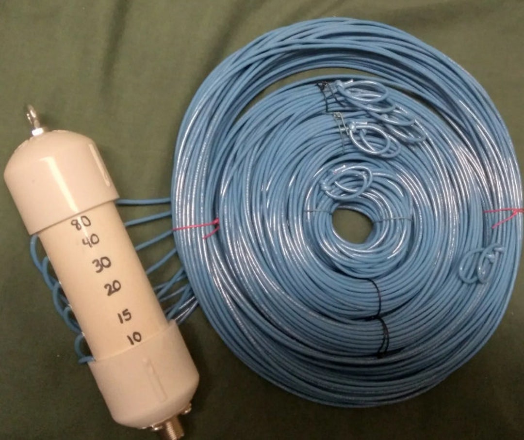 Half-wave Ham Radio Antenna- Fan Dipole- for 80, 40, 30, 20, 15 and 10 ...
