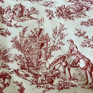 RARE FIND- Vintage, Unused Bolt of Henrose Toile I Fabric (sold by the ...