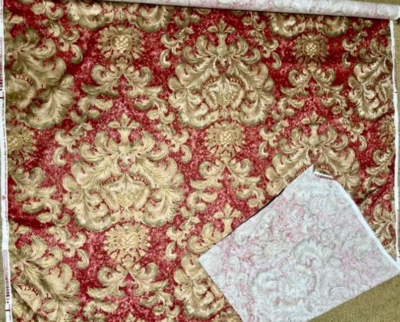 Vintage Fabric by Interior Fabric Design Inc. the Vatican Collection 4 ...