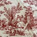 RARE FIND Vintage, Unused Bolt of Henrose Toile I Fabric 17 Continuous ...