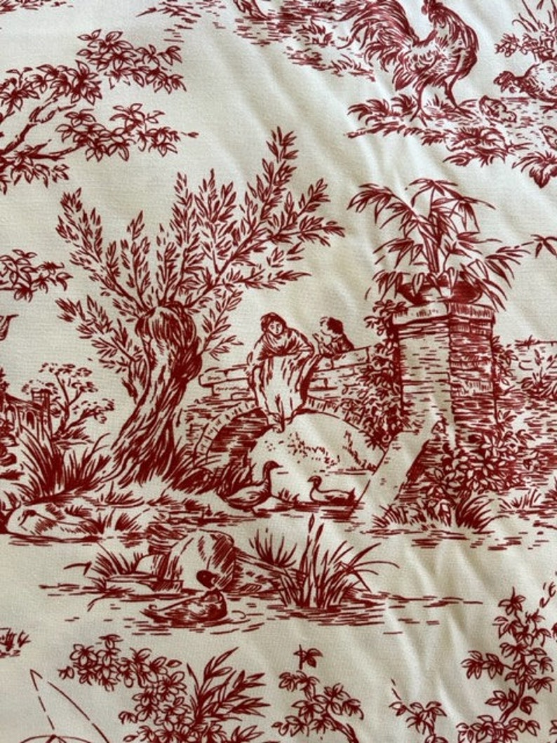 RARE FIND Vintage Unused Bolt of Henrose Toile I Fabric 17 - Etsy
