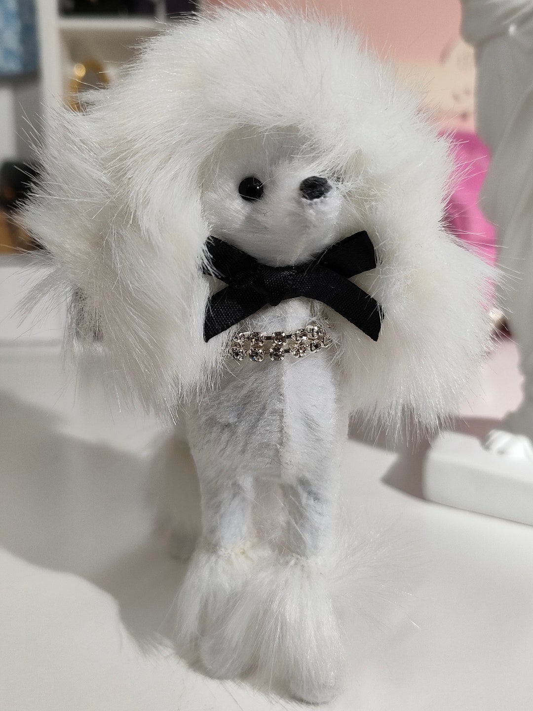 Doll Pet. 1/6 Doll Pet. Small Poodle. Poodle for 1/6 Dolls. Different ...